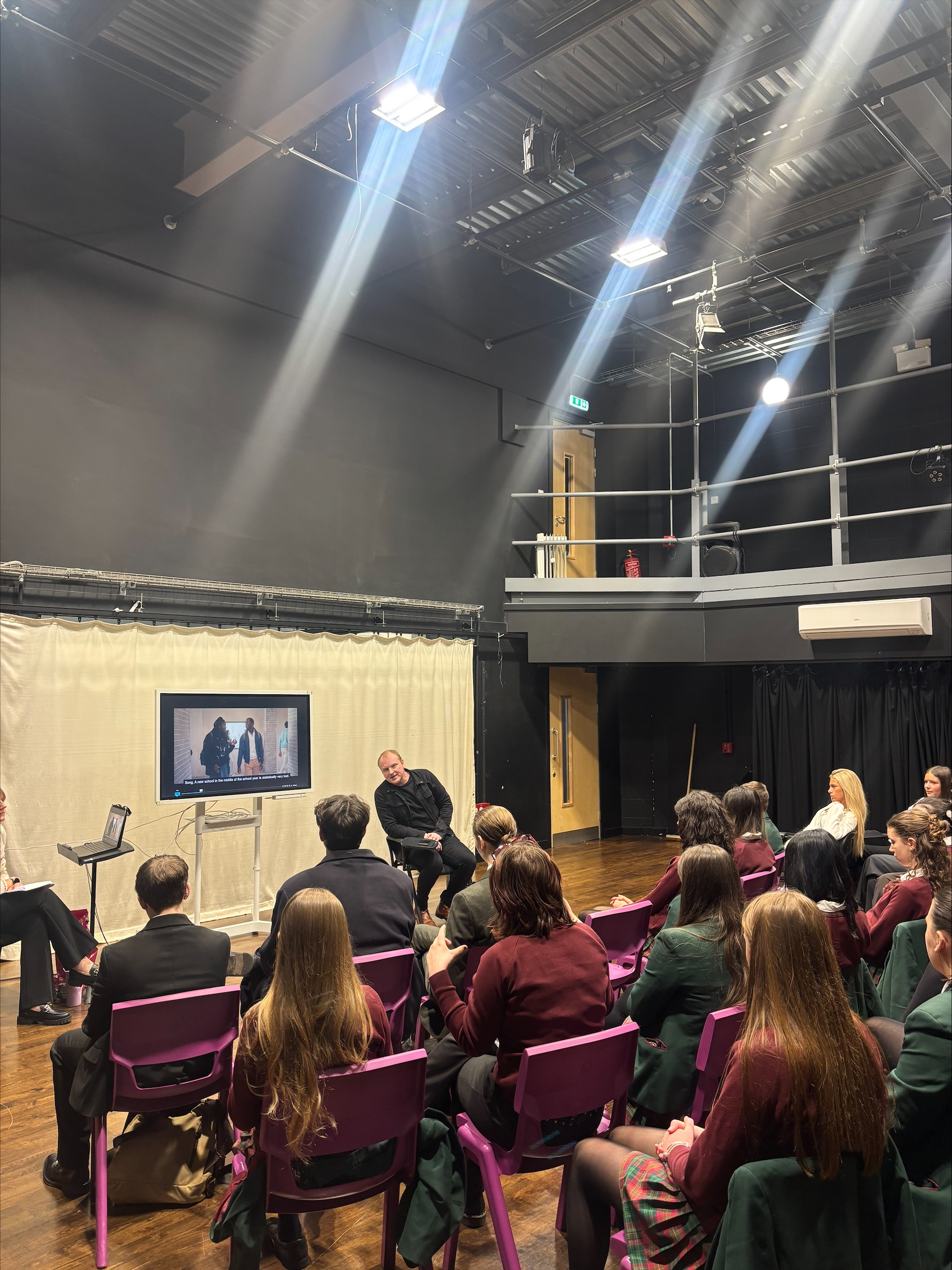 Director Dominic Leclerc visits The Grove! | Woodhouse Grove School